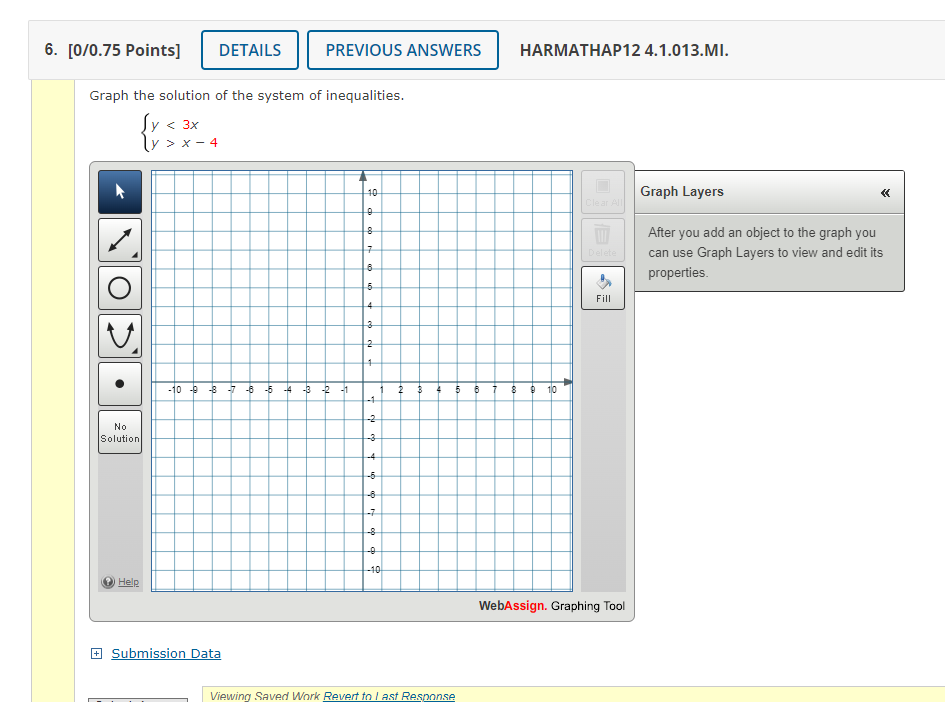 HARMATHAP12 4.1.013.MI. Graph the solution of the | Chegg.com