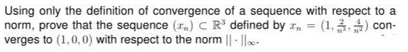 Solved Using only the definition of ﻿convergence of ﻿a | Chegg.com