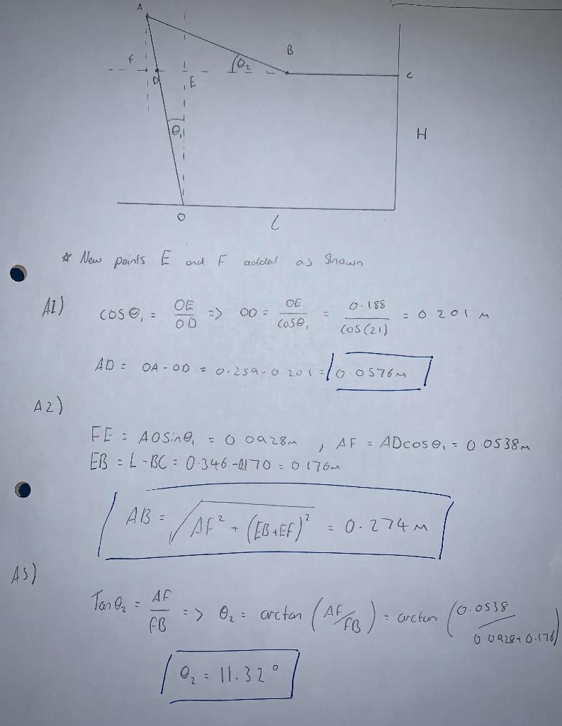 Solved Aim: To conduct a full kinematic analysis and | Chegg.com