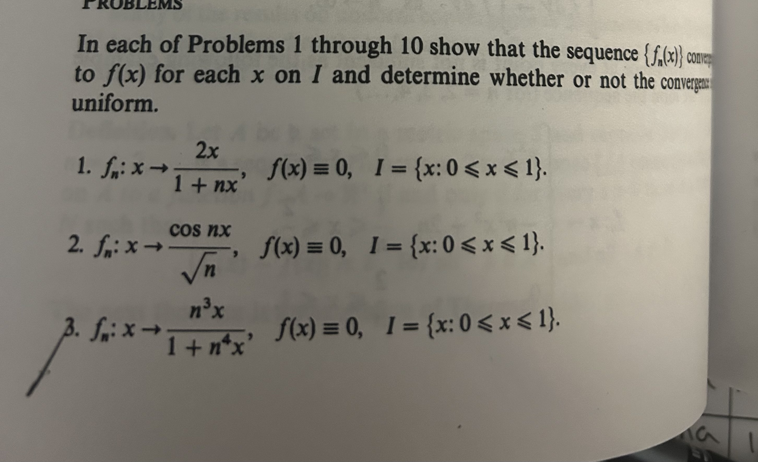 Solved In each of Problems 1 ﻿through 10 ﻿show that the | Chegg.com