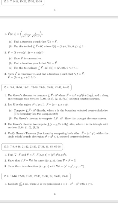 Solved 1 of 7 MATH 250: FINAL REVIEW, FALL 2018 13.1: 2-6, | Chegg.com