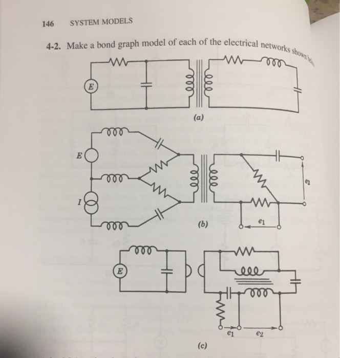 Solved 146 SYSTEM MODELS 4-2. Make a bond graph model of | Chegg.com