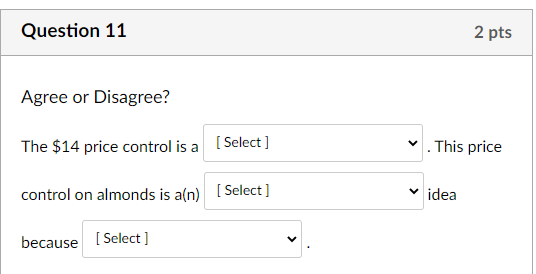 Solved Option 1 ) price floor, price regulation, minimum | Chegg.com