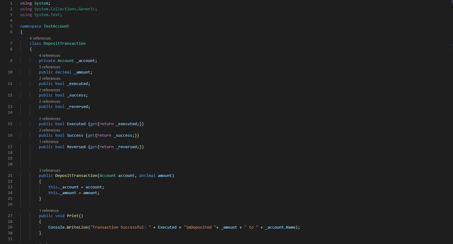 C# - Bank System I am having issues understanding | Chegg.com