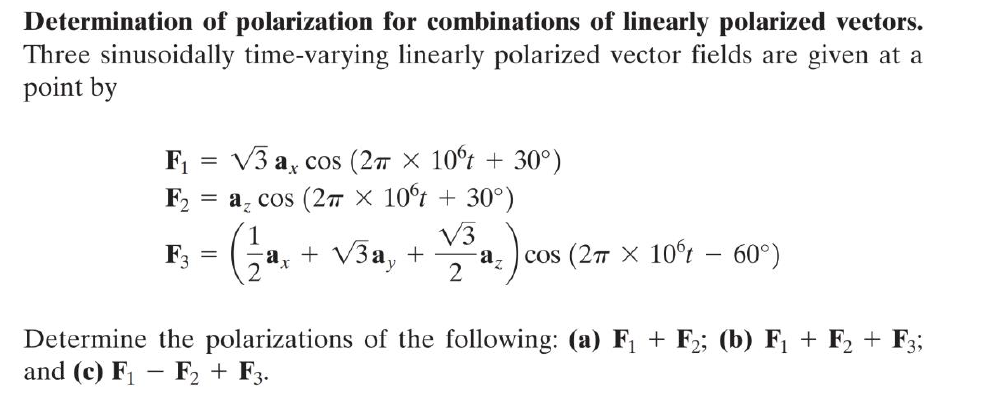 Solved Determination of polarization for combinations of | Chegg.com