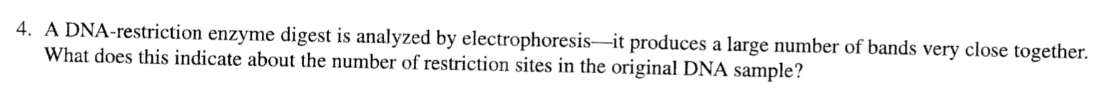 Solved 5. Below are the restriction maps of Lambda DNA cut | Chegg.com