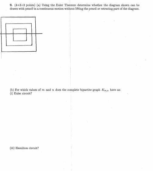 Solved 9. (4+3+3 points) (a) Using the Euler Theorem | Chegg.com