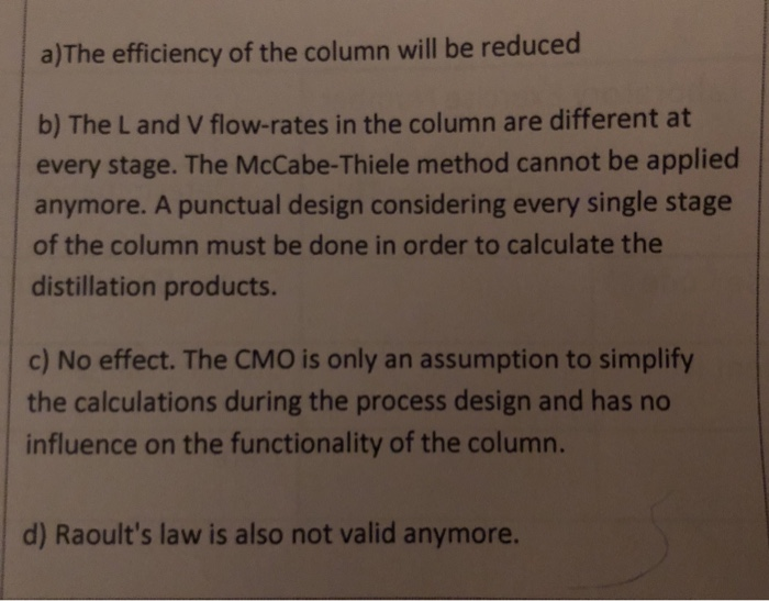 Solved If you assume CMO and do all the calculations, but | Chegg.com