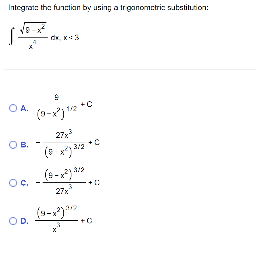 Solved Evaluate the integral using the technique for powers | Chegg.com