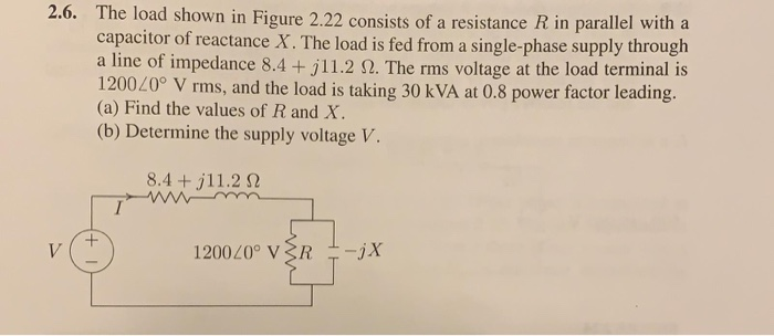 Solved 2 6 The Load Shown In Figure 2 22 Consists Of A