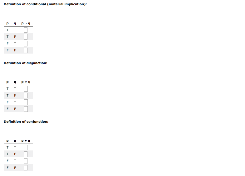 Solved 1. Definitions of the Logical Operators A compound | Chegg.com