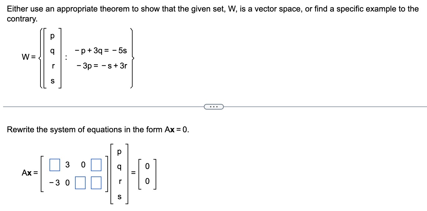 Solved Either use an appropriate theorem to show that the | Chegg.com