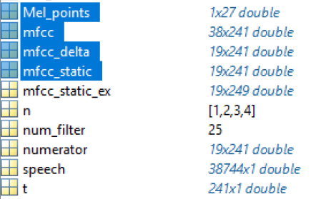 Computing delta for mfcc in MATLAB I am trying to | Chegg.com