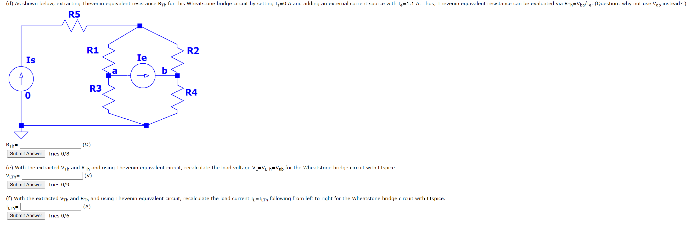 Solved LTSpice Practice 2. Extraction of Thevenin and Norton | Chegg.com