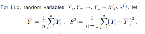 Solved For i.i.d. random variables Y1,Y2,⋯,Yn∼N(μ,σ2), let | Chegg.com