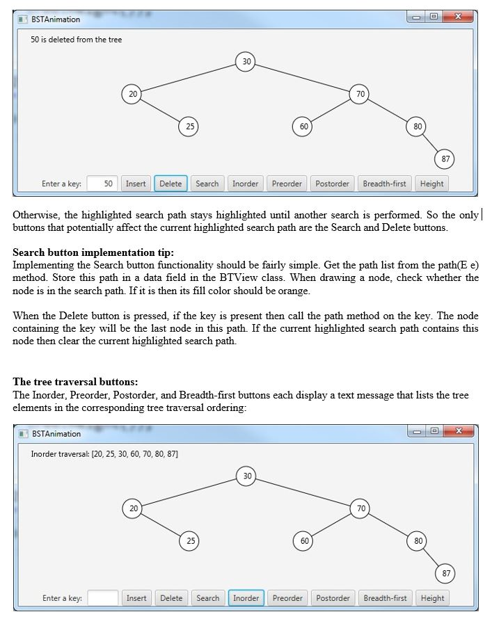 Program In Java Use Bstjava Bstanimationjava