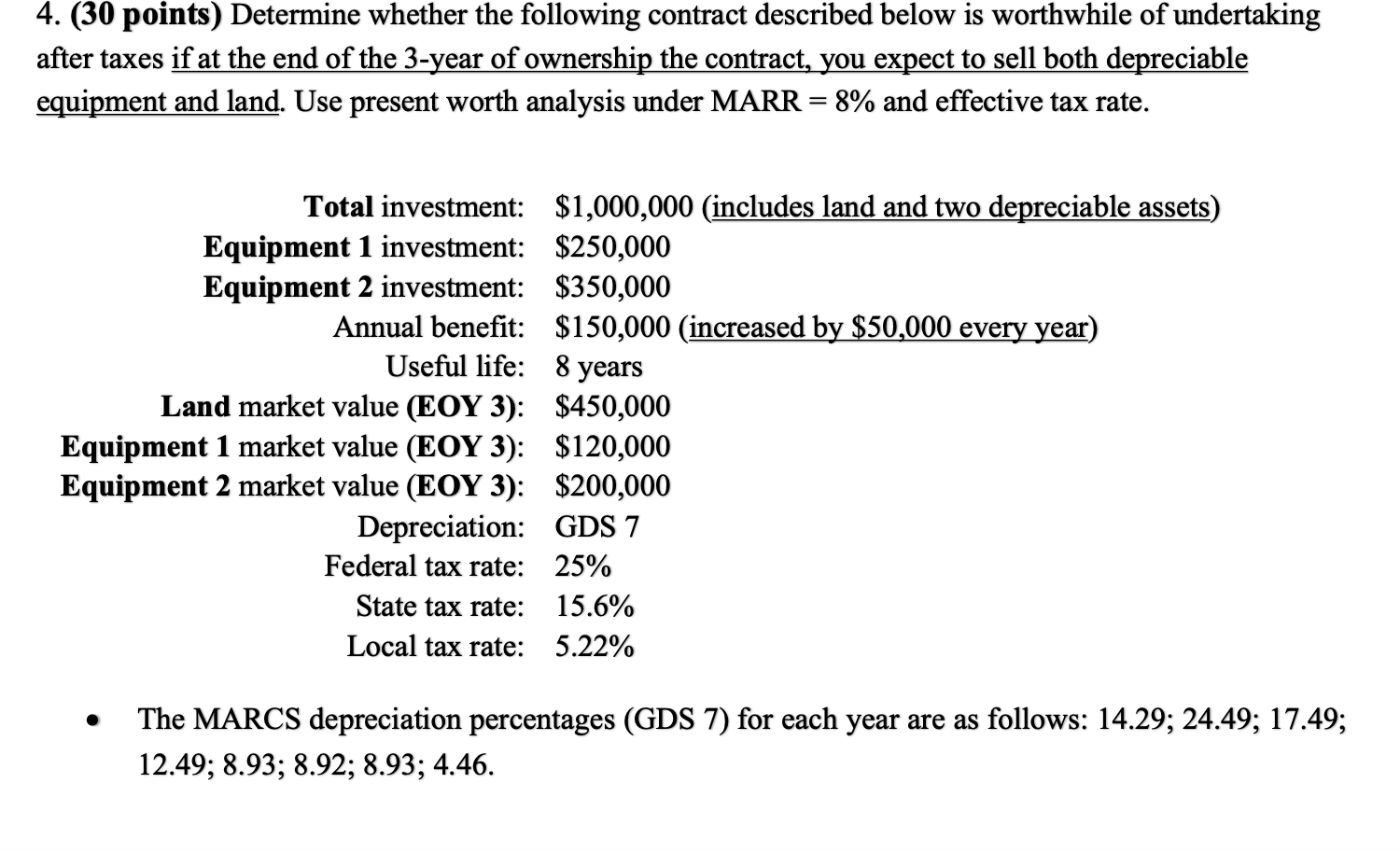 Solved 4. (30 points) Determine whether the following | Chegg.com