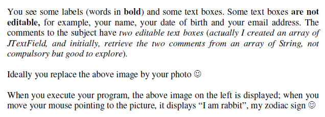 Solved You see some labels (words in bold) and some text | Chegg.com