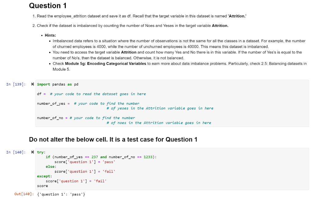 Solved 1. Read the employee_attrition dataset and save it as | Chegg.com