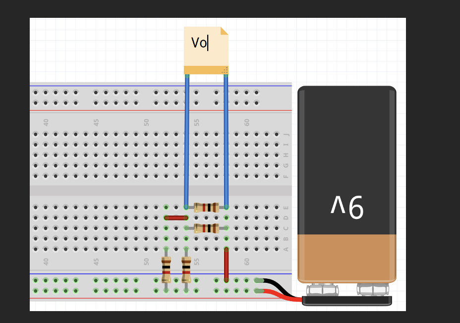 Solved 2) Set up the given circuit on a breadboard and | Chegg.com