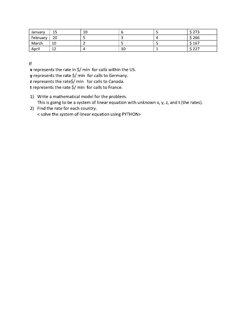 Solved Linear Algebra Project Week # 1) A) Solving a system | Chegg.com