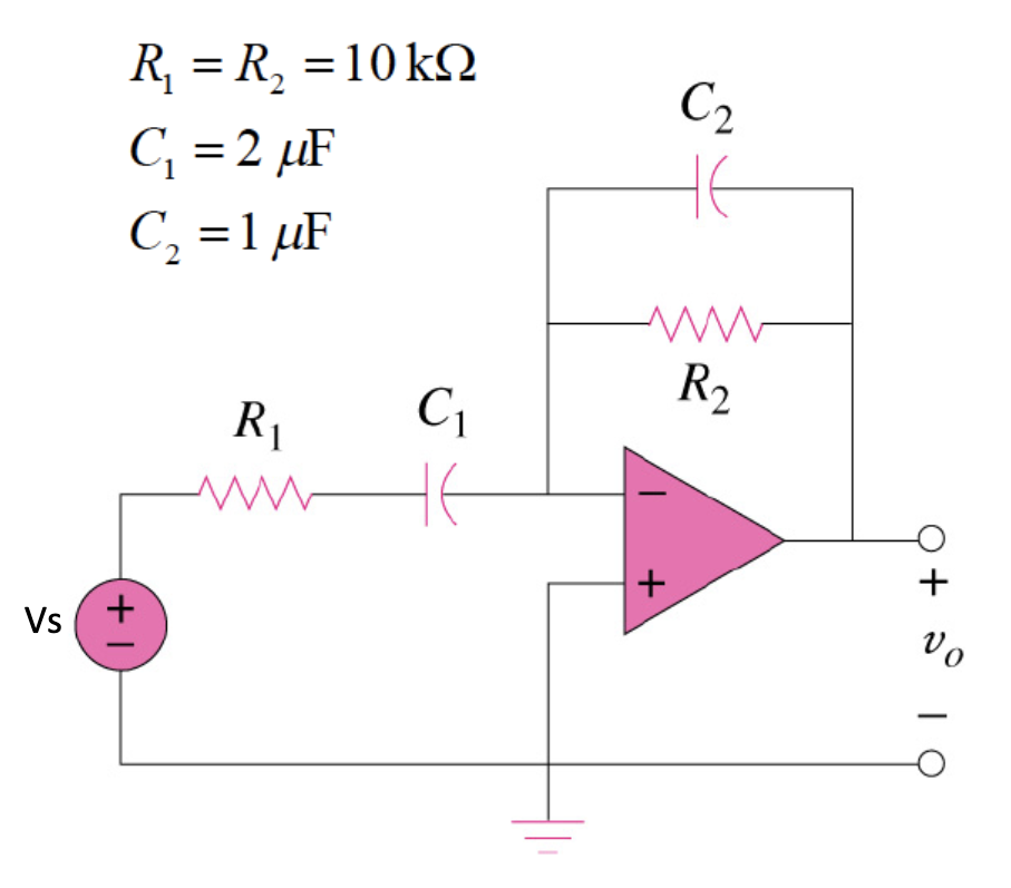 Solved Assume the input voltage source Vs is sinusoidal at | Chegg.com