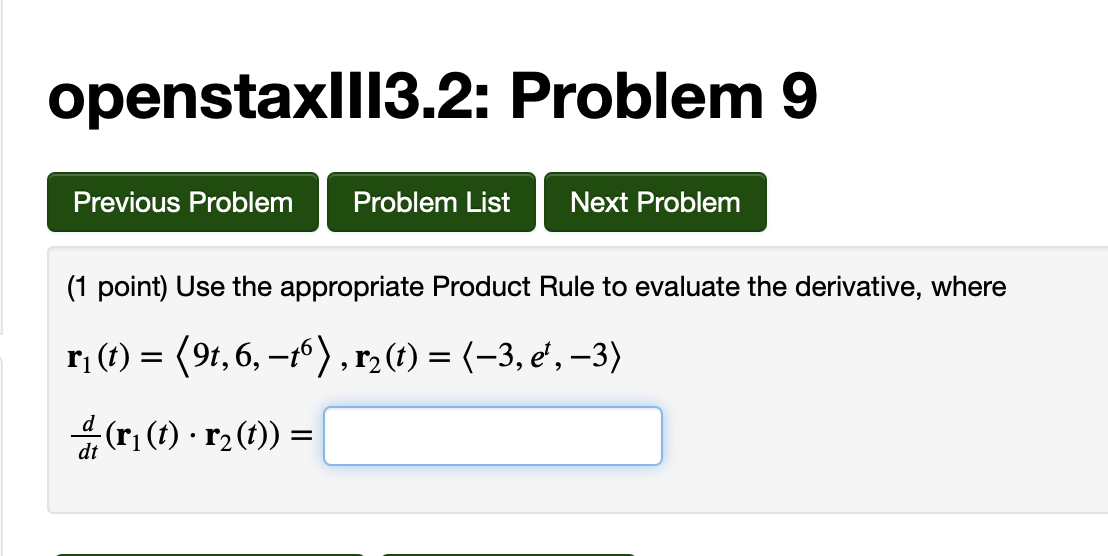 Solved openstax|l|3.2: Problem 12 Previous Problem Problem | Chegg.com