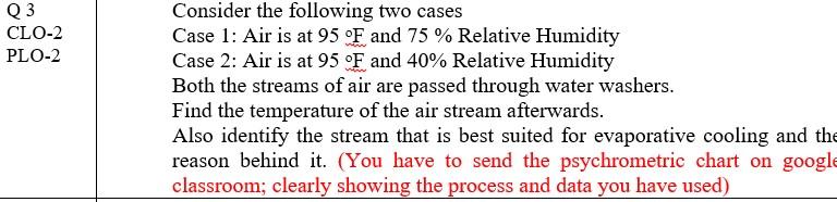 Solved Q3 CL0-2 PLO-2 Consider the following two cases Case | Chegg.com