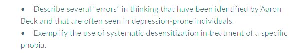 Solved • Describe several "errors" in thinking that have | Chegg.com
