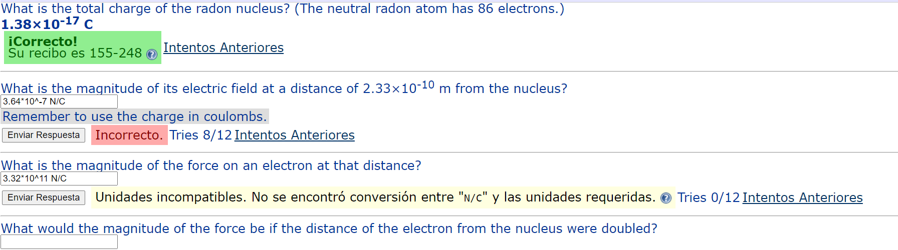 Solved What is the total charge of the radon nucleus? (The | Chegg.com