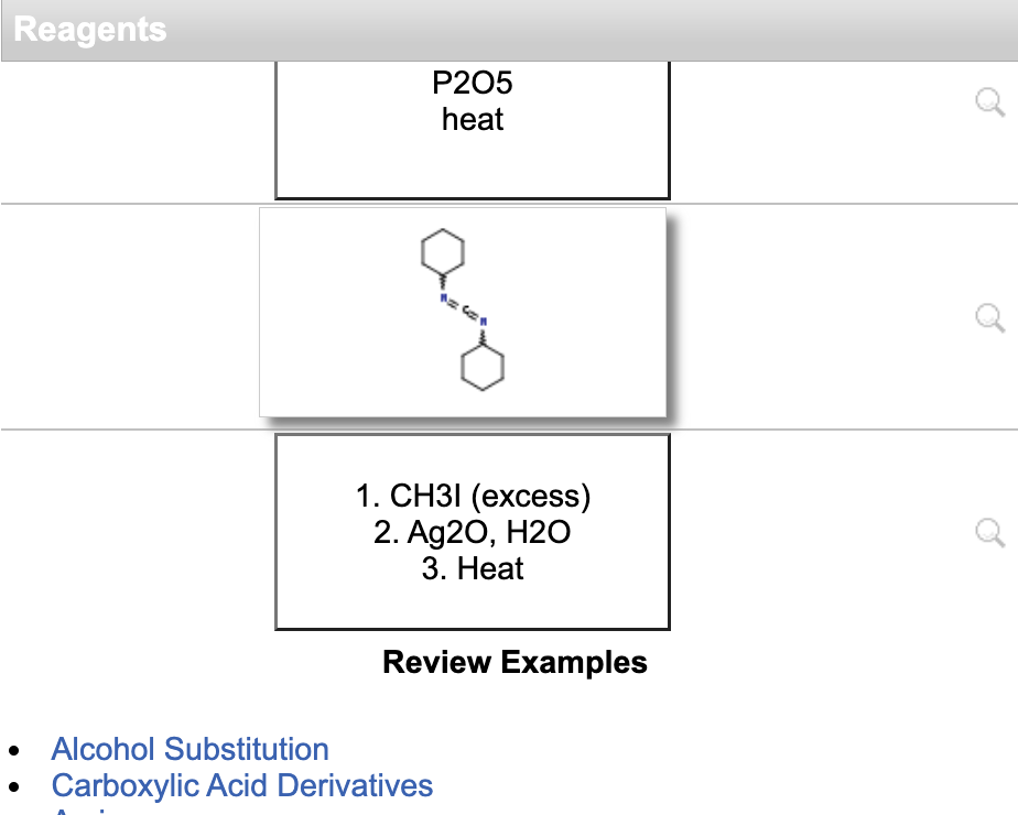 Solved Reactants Reagents Target Product 193065 CH3 HC 1. | Chegg.com