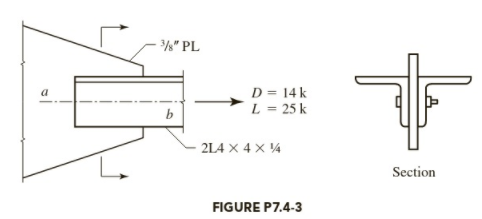 Solved Design a welded connection for the conditions of | Chegg.com