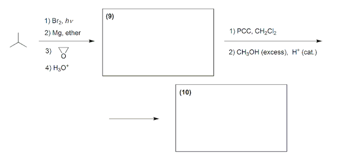 Solved 1) PPh 2) Buli 1) O3, -78°C 2) Zn, H2O 1) KMnO4, | Chegg.com