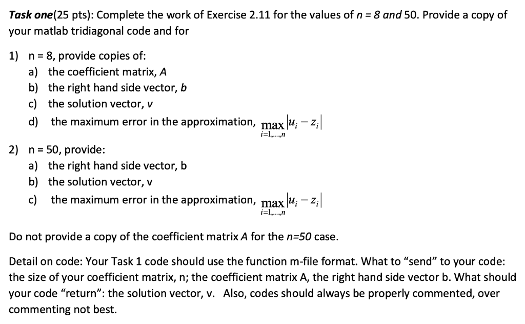 Solved Use MATLAB R2022a to solve and provide the code. Must | Chegg.com