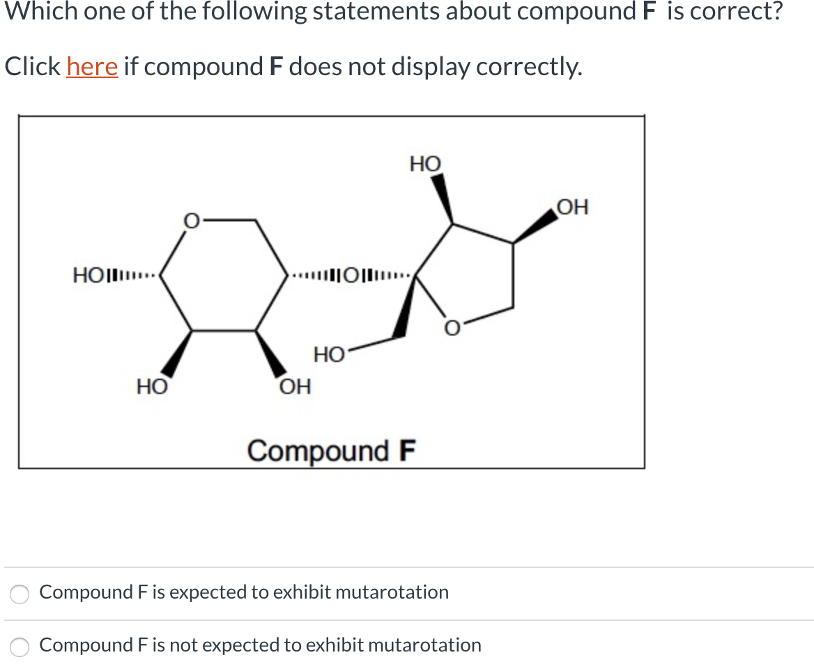 Solved Which one of the following statements about compound | Chegg.com
