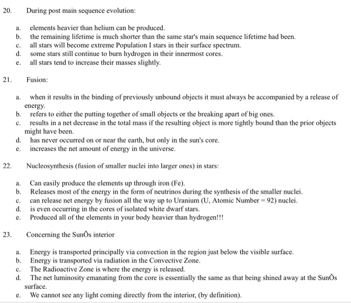 Solved 13. Pre-T-Tauri stars: a. appear first in the UV | Chegg.com