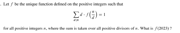 Solved Let f be the unique function defined on the positive | Chegg.com