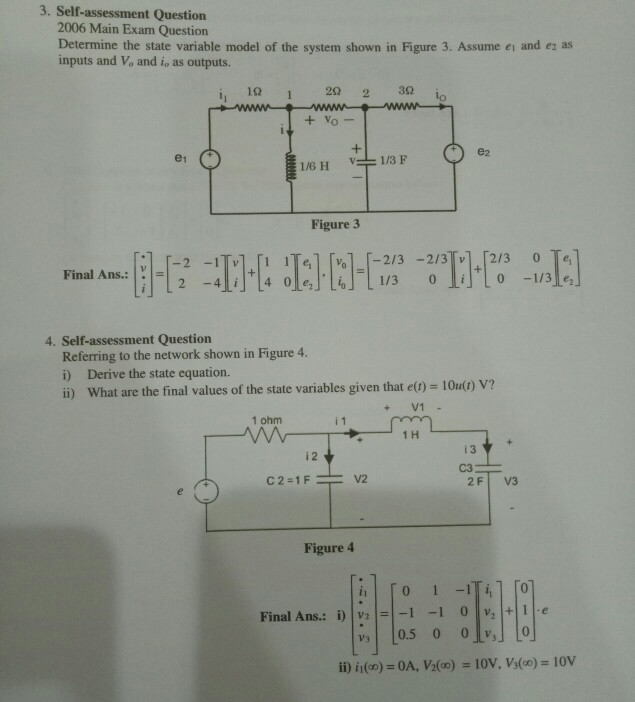 Solved EEL2186 Circuits and Signals Tutorial 5: State | Chegg.com