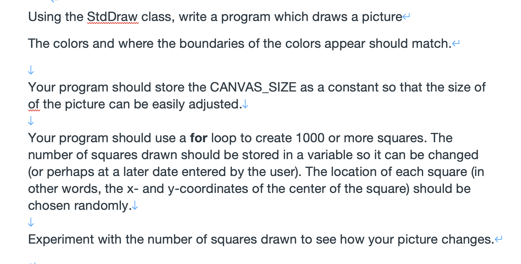 Solved Using the StdDraw class, write a program which draws | Chegg.com