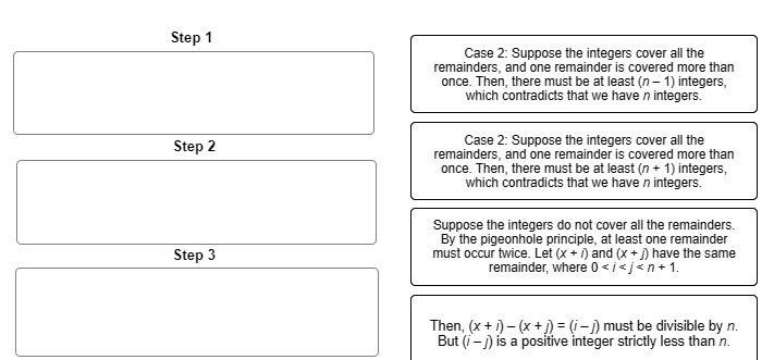 Let N Be A Positive Integer Click And Drag The Steps