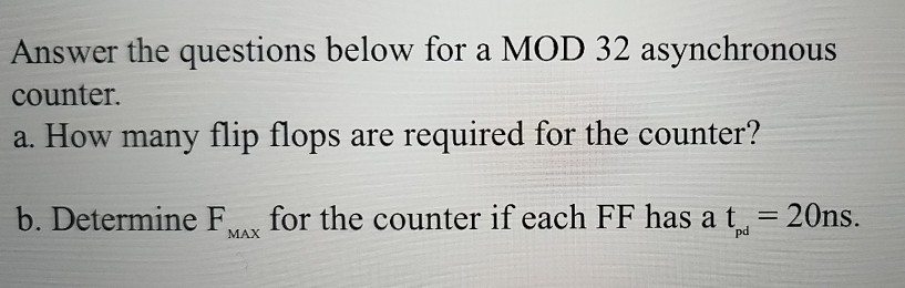 Solved A 10-bit counter has a 2.5 KHZ clock signal | Chegg.com