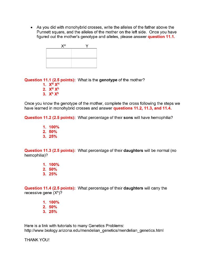 Solved BIO 181 - GENETICS PROBLEM SET NAME: MONOHYBRID | Chegg.com