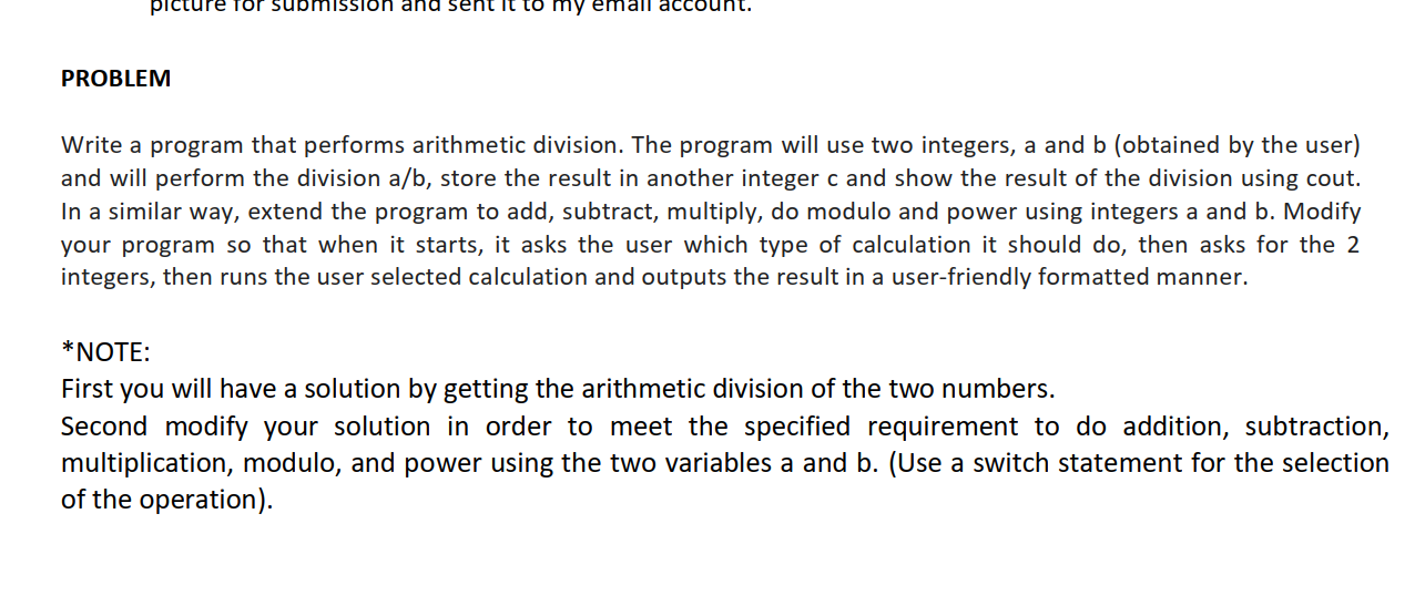 Solved picture for submission and sent it to my email | Chegg.com