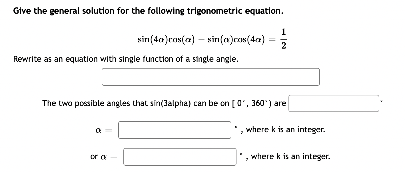 Solved Give the general solution for the following | Chegg.com