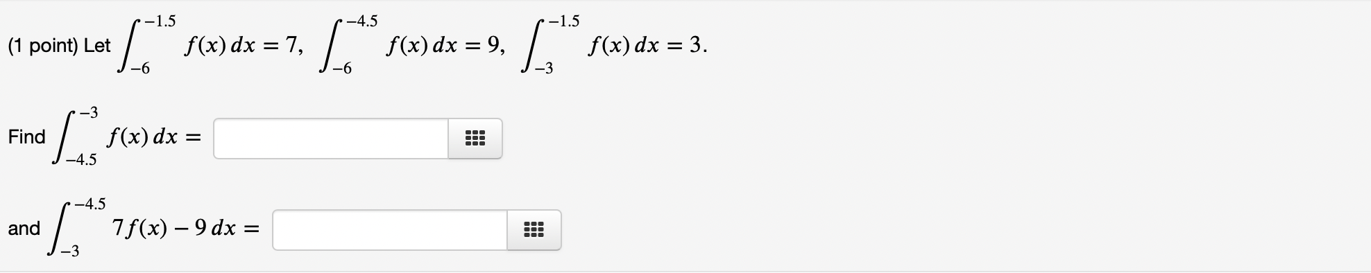 Solved (1 point) Suppose | Chegg.com
