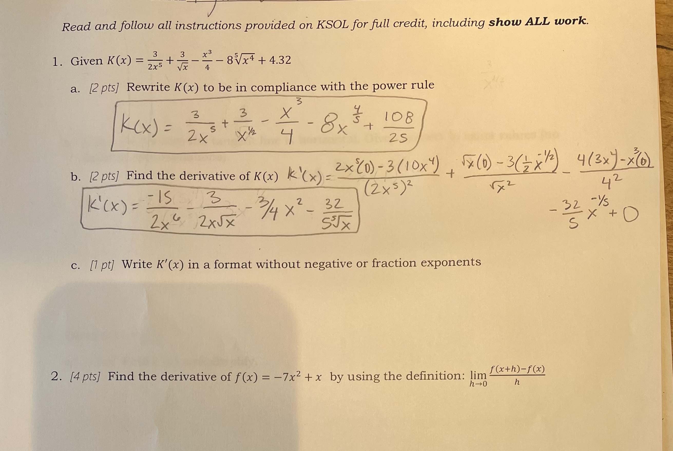 Solved Read and follow all instructions provided on KSOL for | Chegg.com
