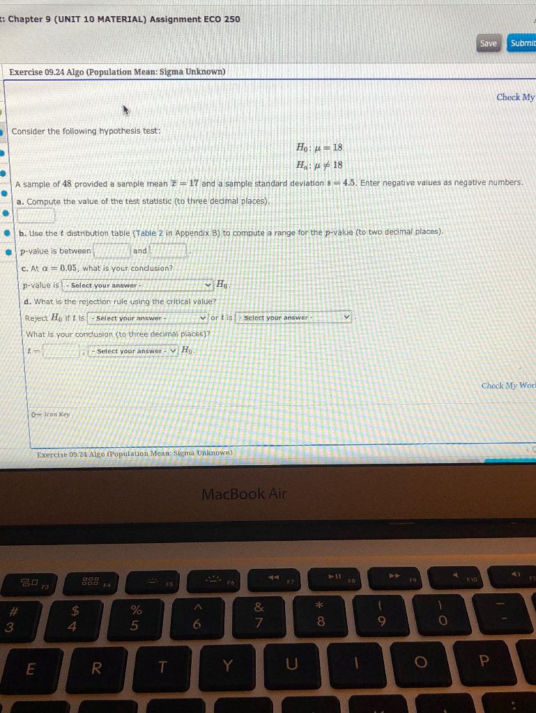 Solved c: Chapter 9 (UNIT 10 MATERIAL) Assignment ECO 250 | Chegg.com