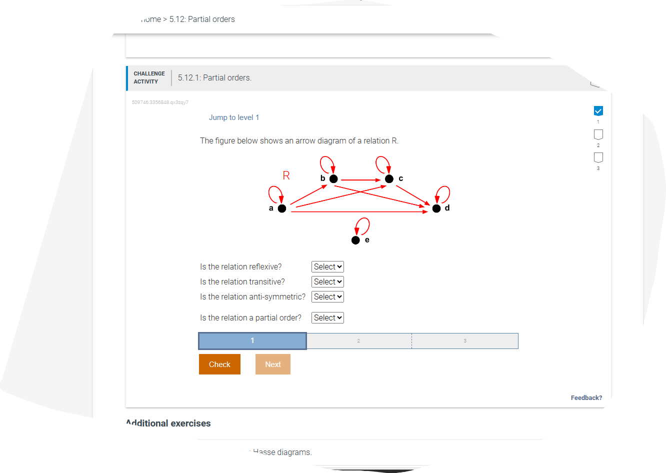 Solved CHALLENGE ACTIVITY 5.12.1: Partial orders. Jump to | Chegg.com