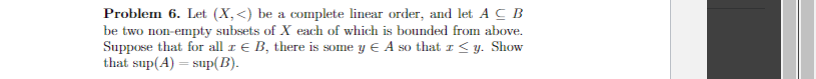 Solved Problem 6. Let (X,