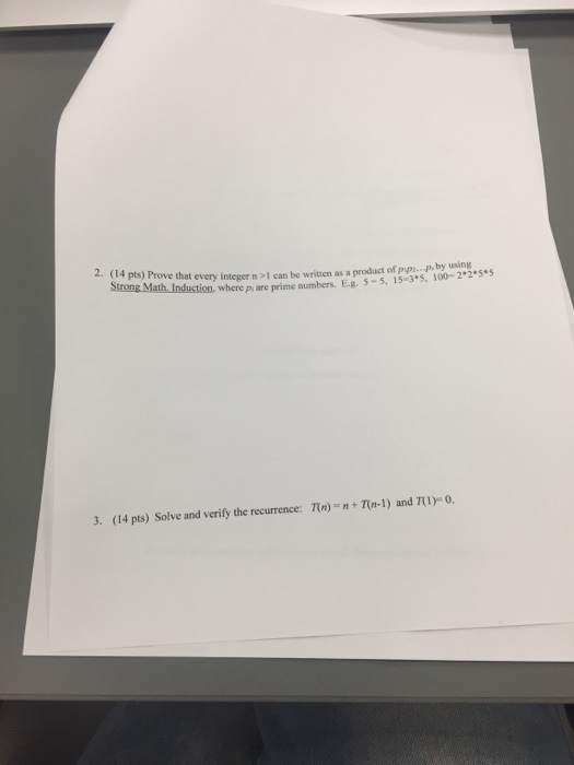 Solved Prove that every integer n > 1 can be written as a | Chegg.com